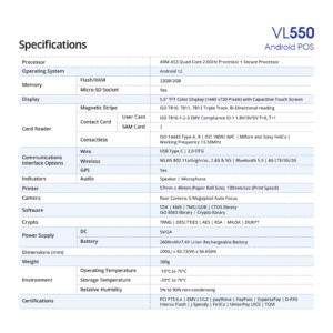 Valor VL550 | Merchant Industry